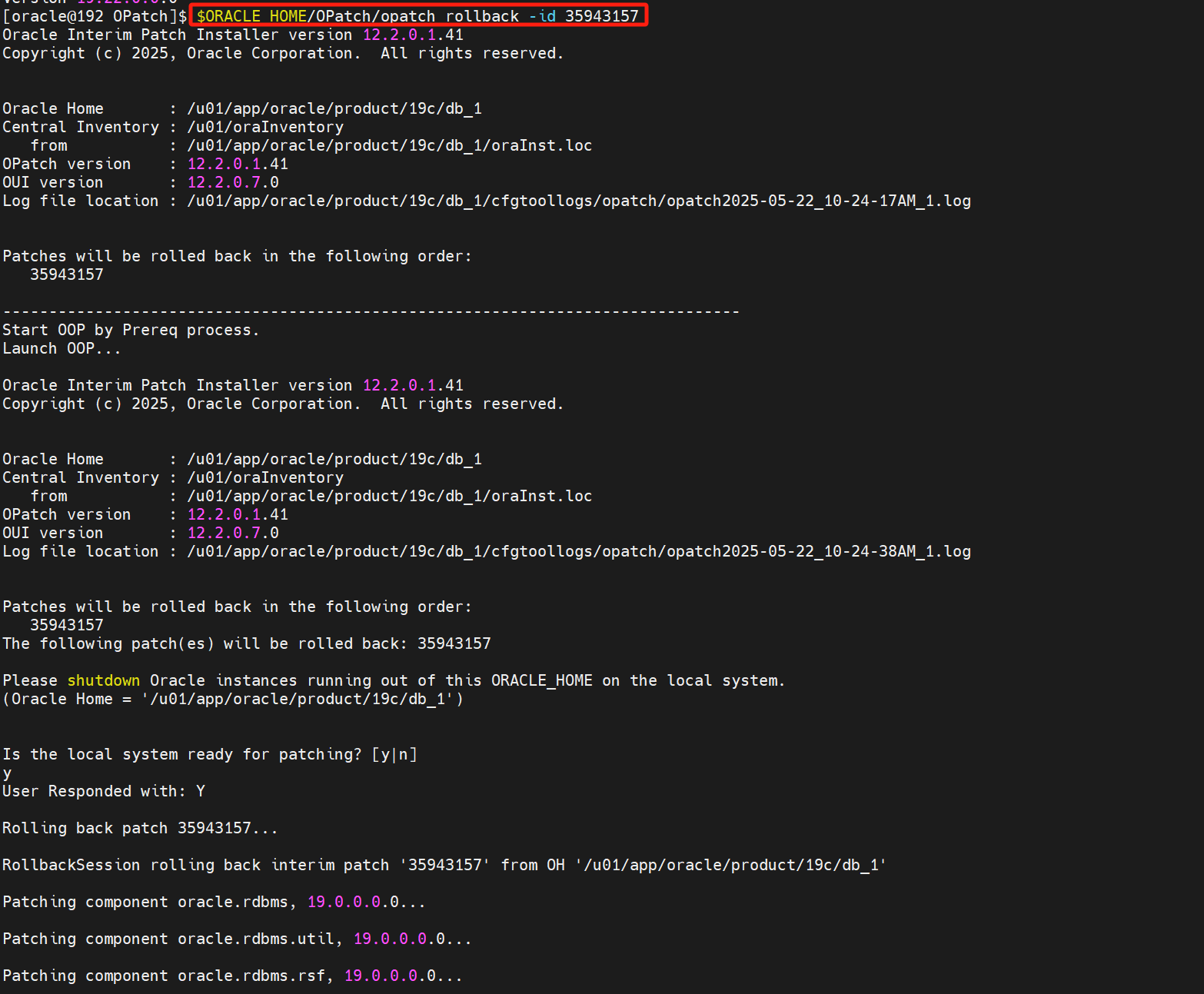 Oracle【使用篇】12：oracle 19c单机版本补丁升级_oracle 19c 补丁下载-CSDN博客