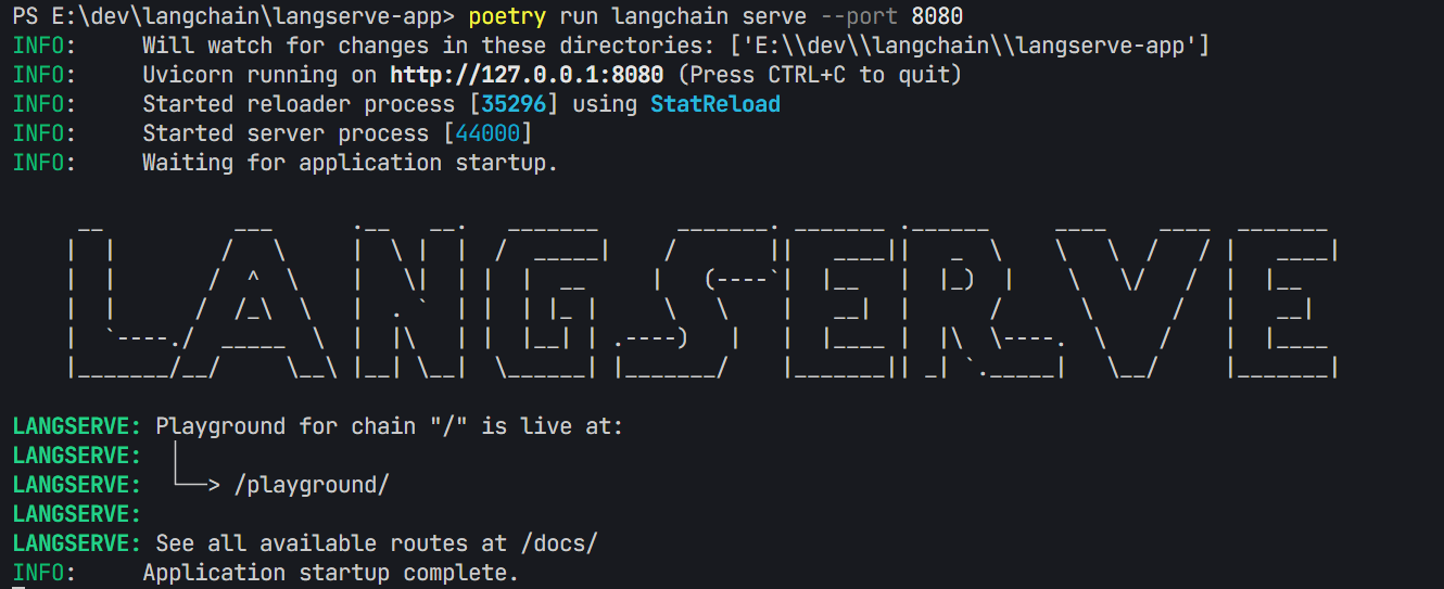 【LangChain入门篇】LangChain的服务部署和访问_langchain server-CSDN博客