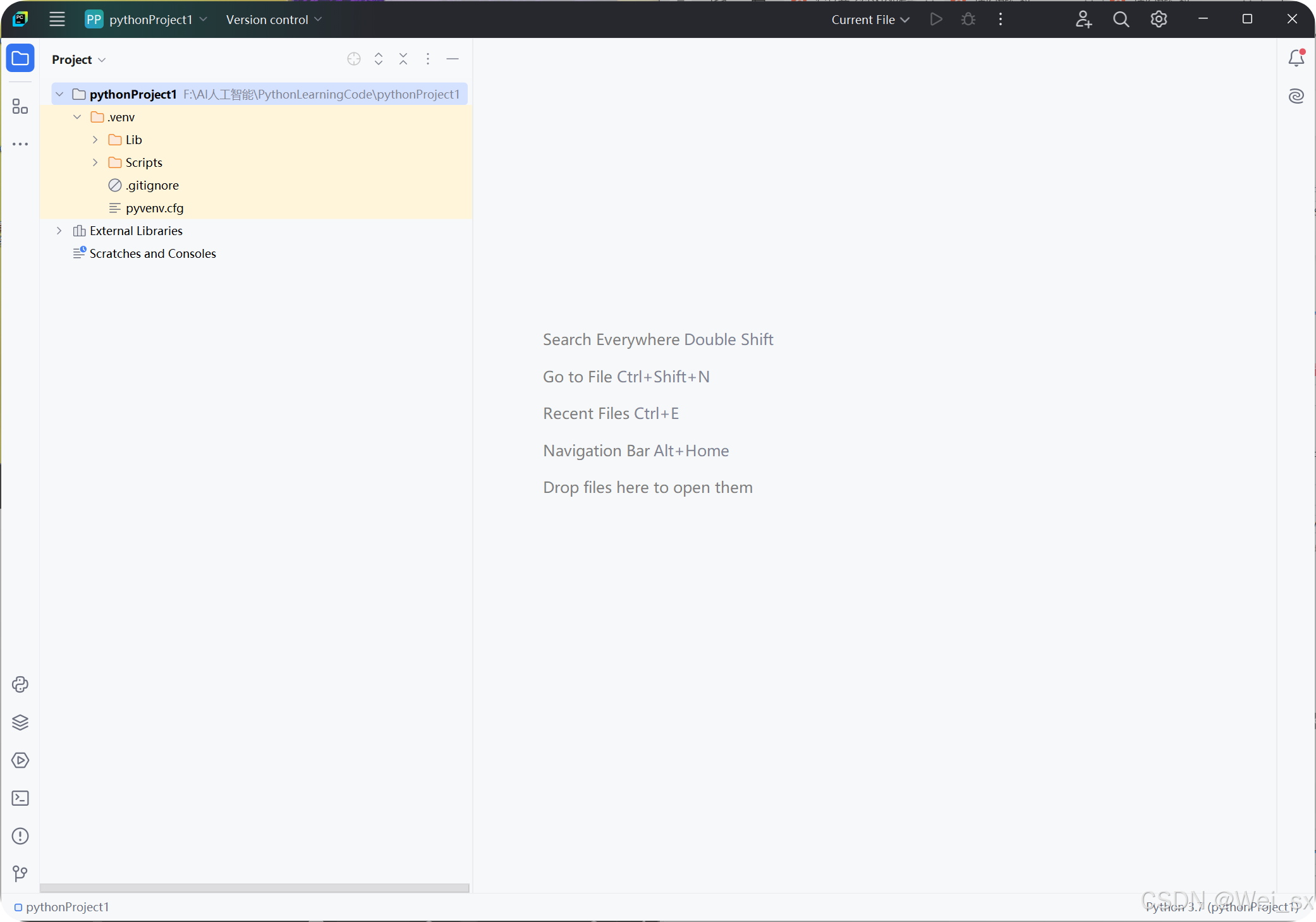 Python：Pycharm新项目创建_pycharm new project设置-CSDN博客