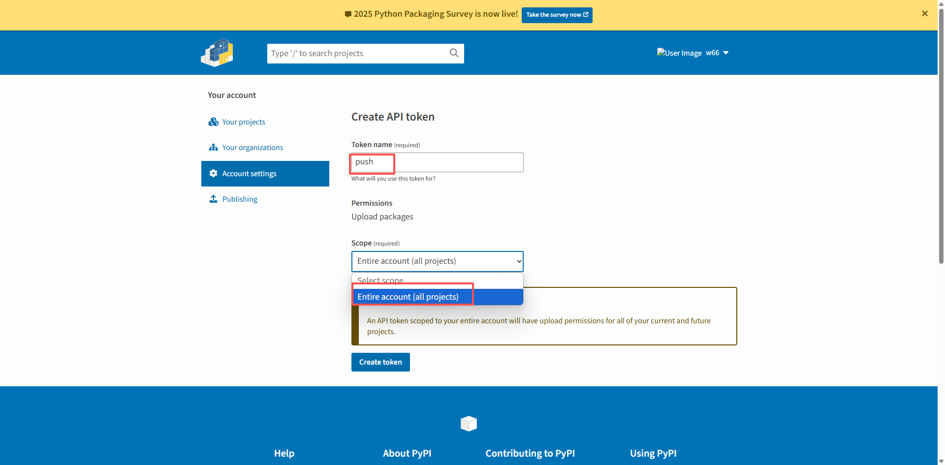 PyPI上传python自定义的模块_python怎么上传代码自定义函数-CSDN博客