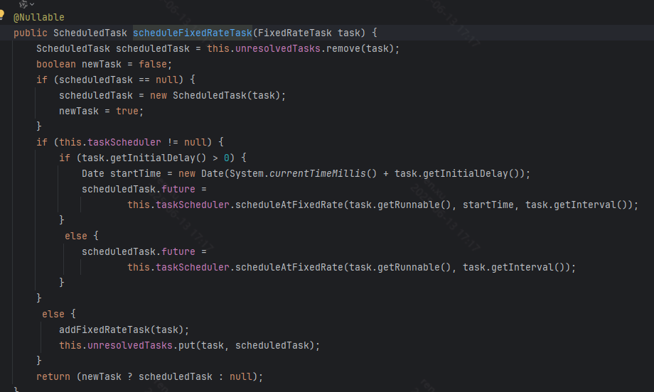 Spring @Scheduled注解、JUC定时线程池任务执行超过周期或者频率，下一次执行时间应该是什么时候呢？_scheduledfuture 获取下次执行时间-CSDN博客