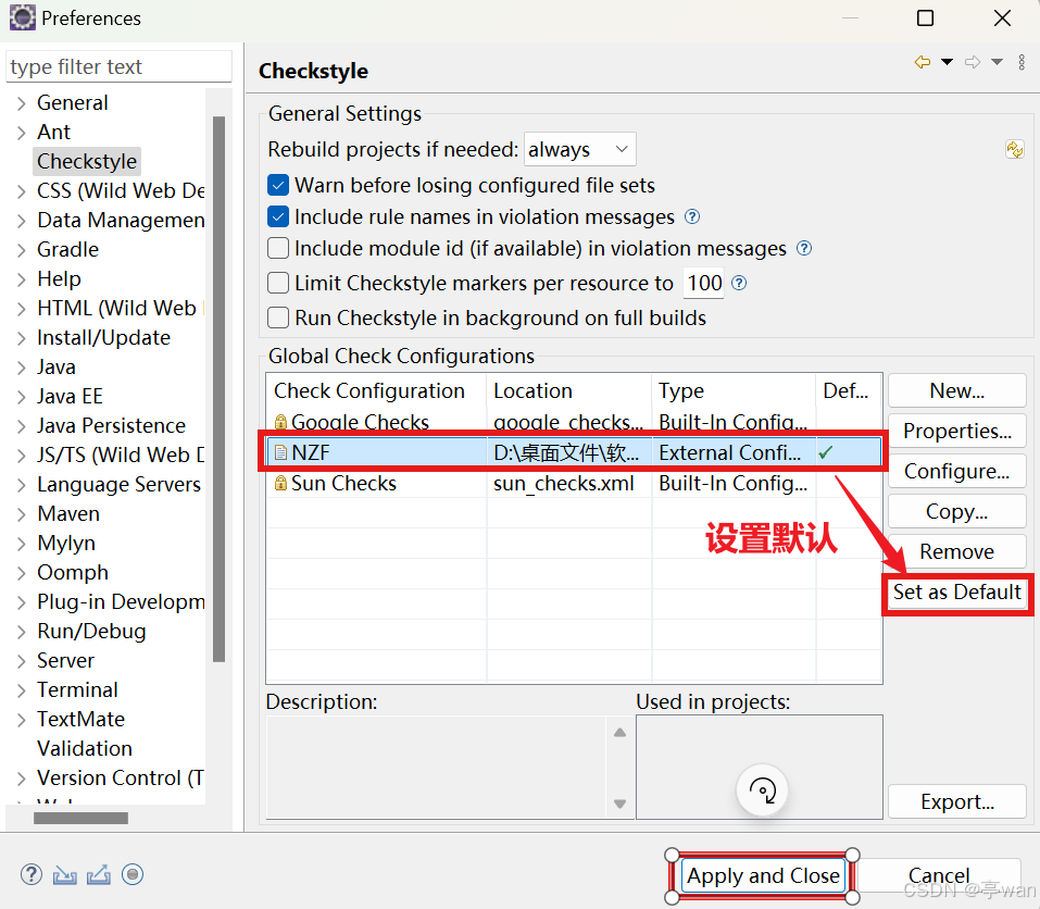 Eclipse 安装包直接解压+创建JAVA 项目+Checkstyle插件使用教程+汉化教程_eclipse安装包-CSDN博客