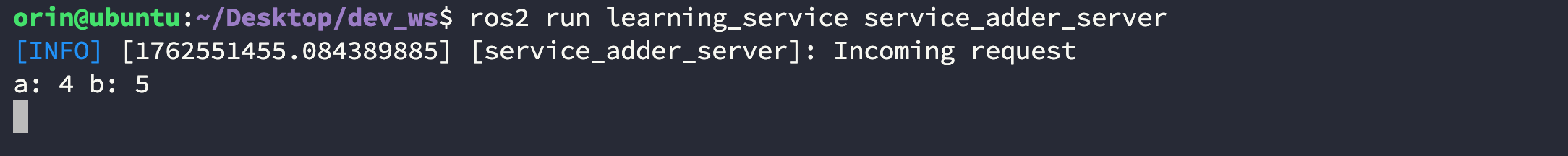 ROS2 Humble 笔记（六）Service 服务 Server & Client 交互_ros2 server client-CSDN博客
