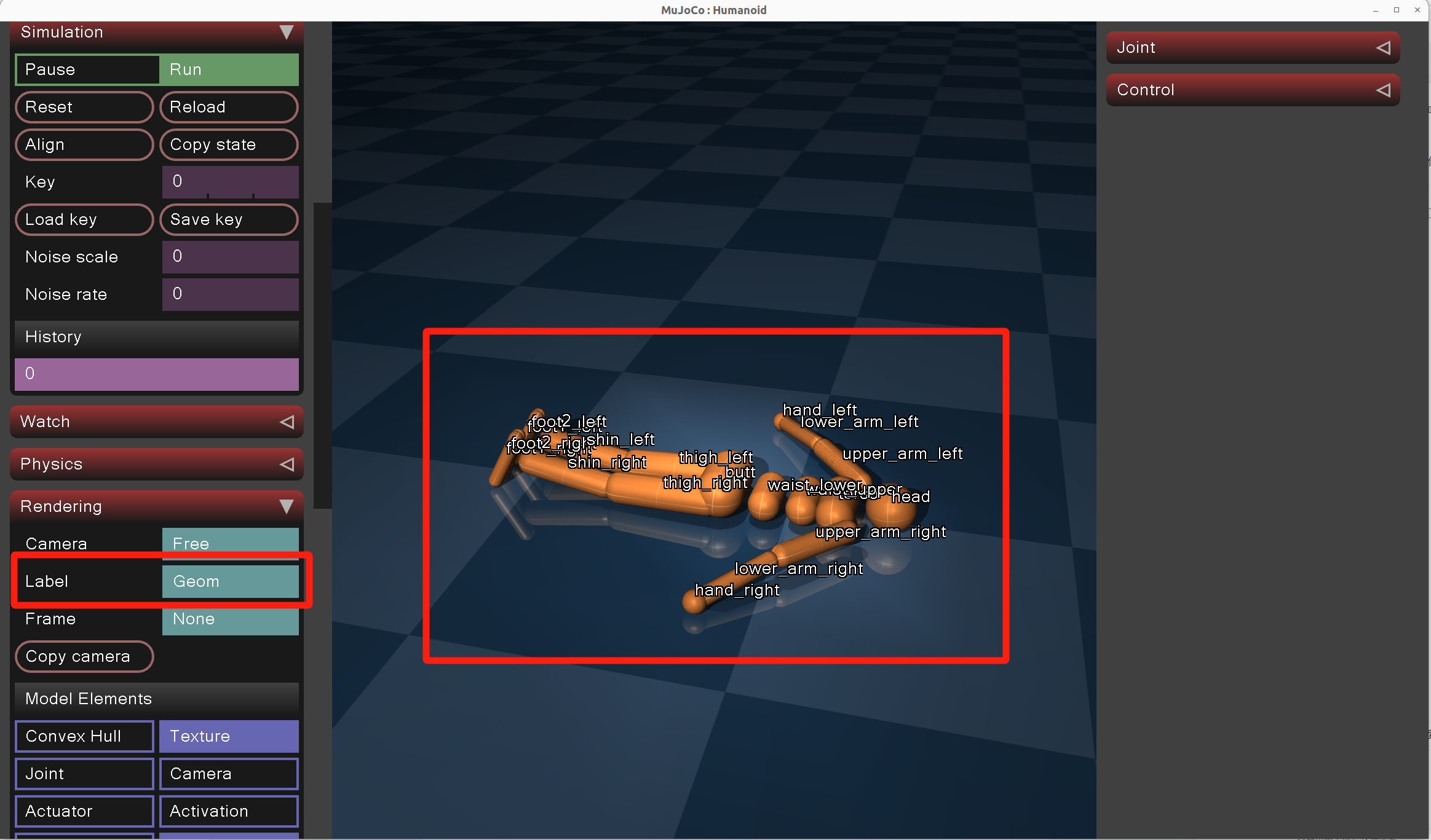 2025新版mujoco学习笔记——常用快捷键_mujoco快捷键-CSDN博客