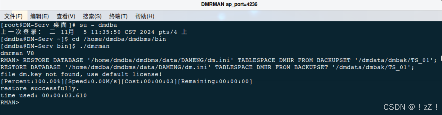 达梦数据库备份与恢复实战教程_达梦数据库备份详细步骤-CSDN博客
