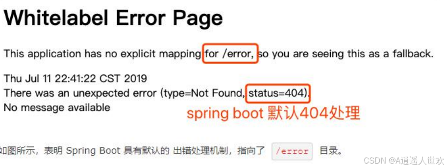 SpringBoot异常处理-CSDN博客