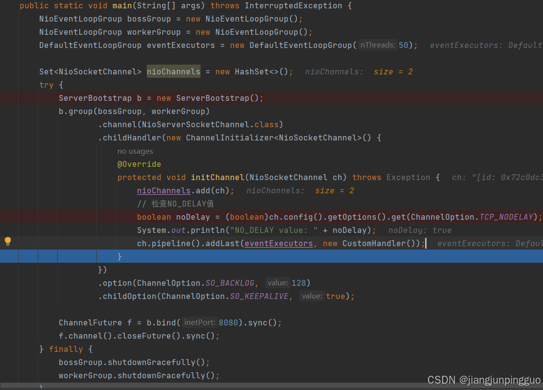 Netty线程池之业务线程池_netty 业务线程池-CSDN博客
