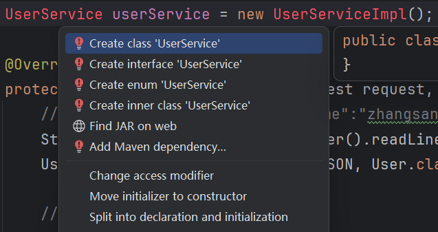 Alt+enter没有快速构造对应接口和实现类的解决方法_idea 的alt+回车时,首先提示我设置为abstact而不是实现接口-CSDN博客