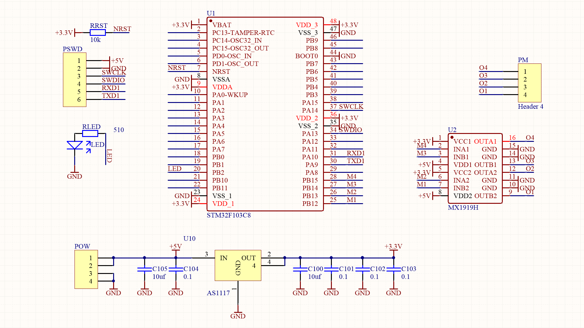 步进电机驱动电路：MX1919H-CSDN博客