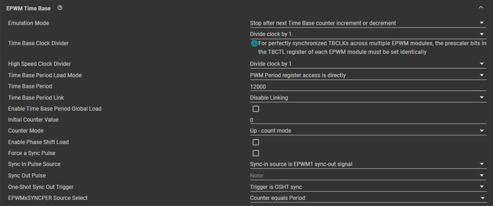 电赛电源学习——C2000F2800157学习笔记6——EPWM介绍及配置_c2000 epwm-CSDN博客