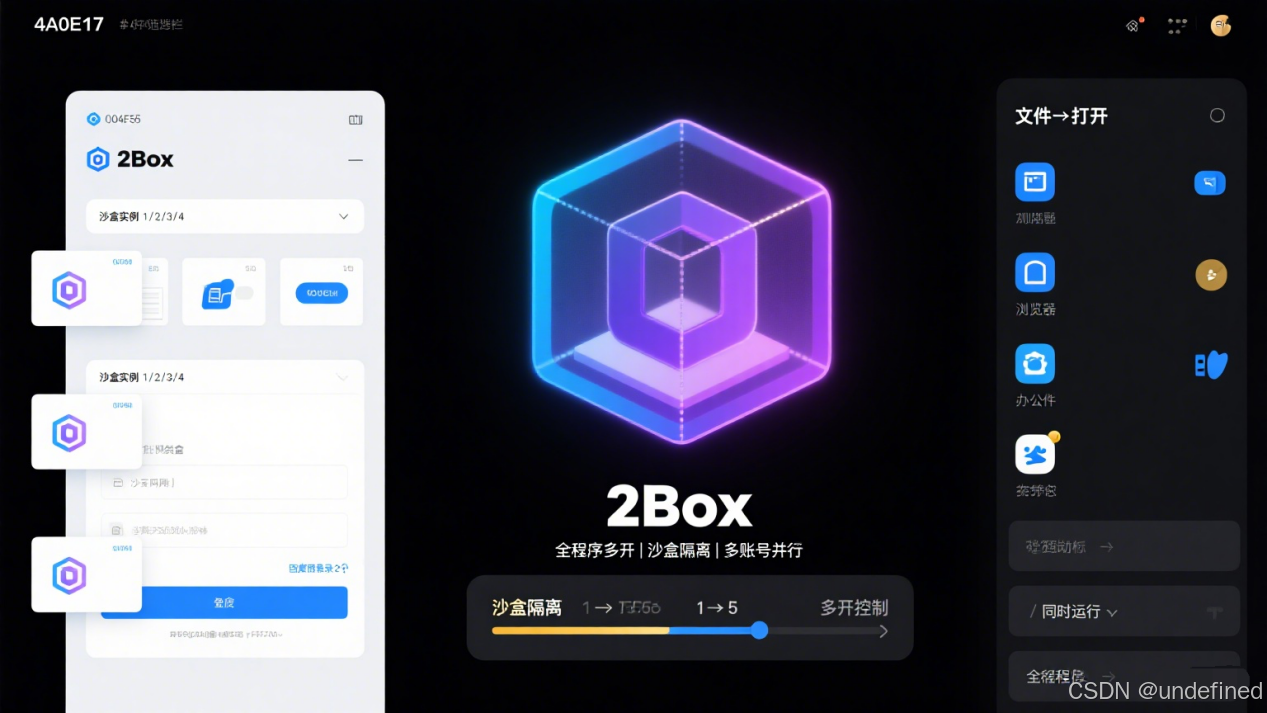 2Box 程序多开软件：全程序适配，沙盒隔离多登_2box多开器怎么用-CSDN博客