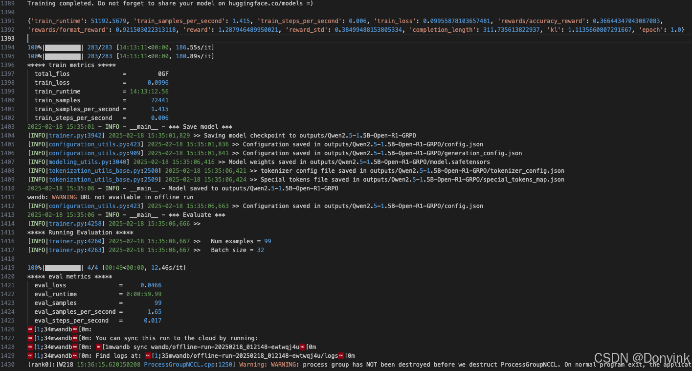 【复现DeepSeek-R1之Open R1实战】系列4：跑通GRPO！_open r1 环境配置-CSDN博客