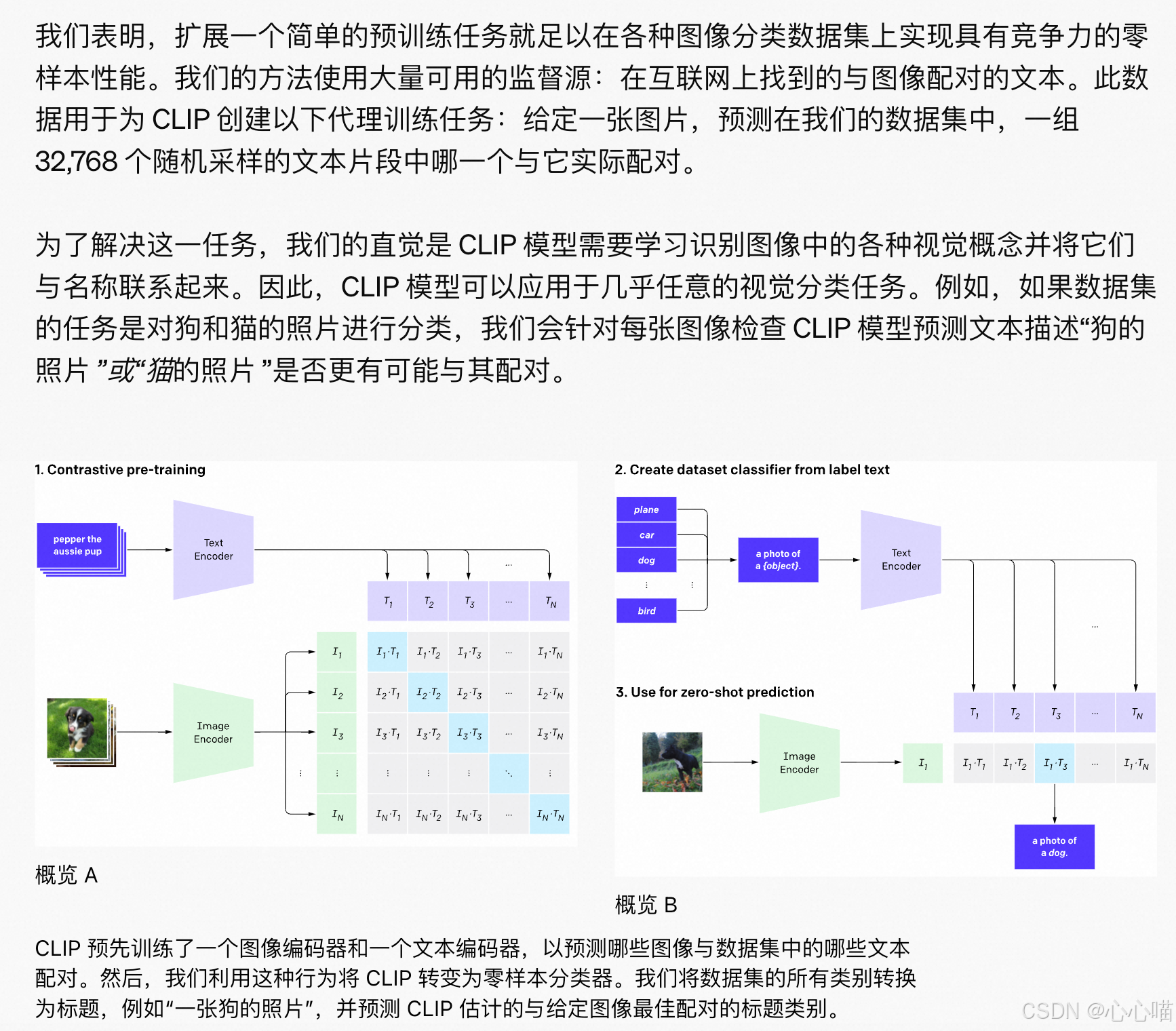 [论文笔记] CLIP（Contrastive Language-Image Pre-Training）-CSDN博客