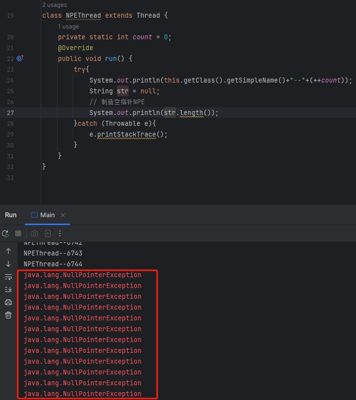 JVM异常信息只打印java.lang.NullPointerException: null，不输出具体的异常堆栈信息-CSDN博客