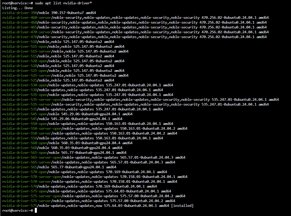 Ubuntu-24.04安装NVIDIA显卡驱动 CUDA工具包_ubuntu24.04安装nvidia驱动-CSDN博客