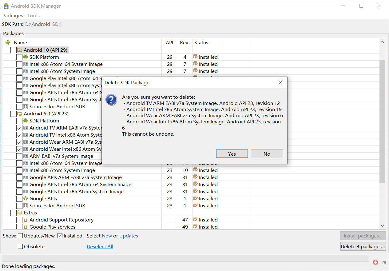 Error: Error parsing D:\Android_SDK\system-images\android-23\android-tv\armeabi-v7a\devices.xml ...