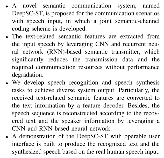 文献阅读:Deep Learning Enabled Semantic CommunicationsWith Speech Recognition and Synthesis-CSDN博客
