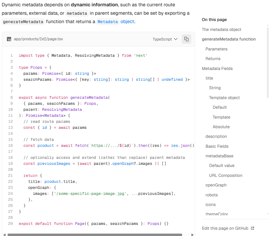 nextjs 的100个坑_type error: type '{ params: { id: string; }; }' do-CSDN博客