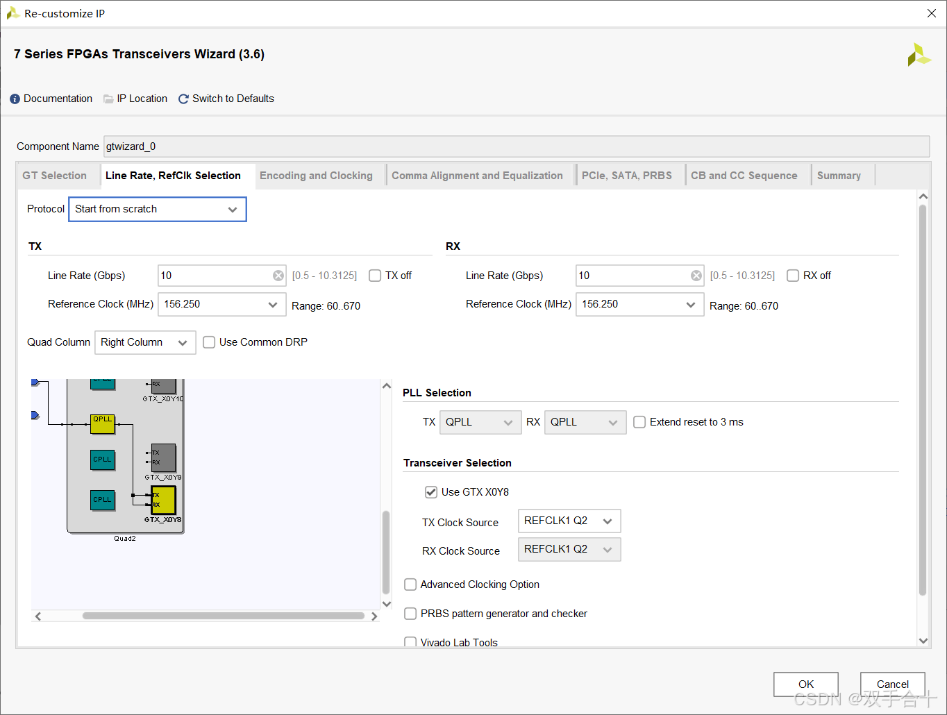 高速接口GT收发器IP核——学习记录_txdiffctrl-CSDN博客