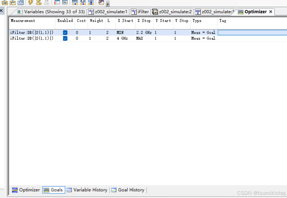 【AWR软件】AWR 微波软件添加变量，进行优化的方法_awr优化-CSDN博客