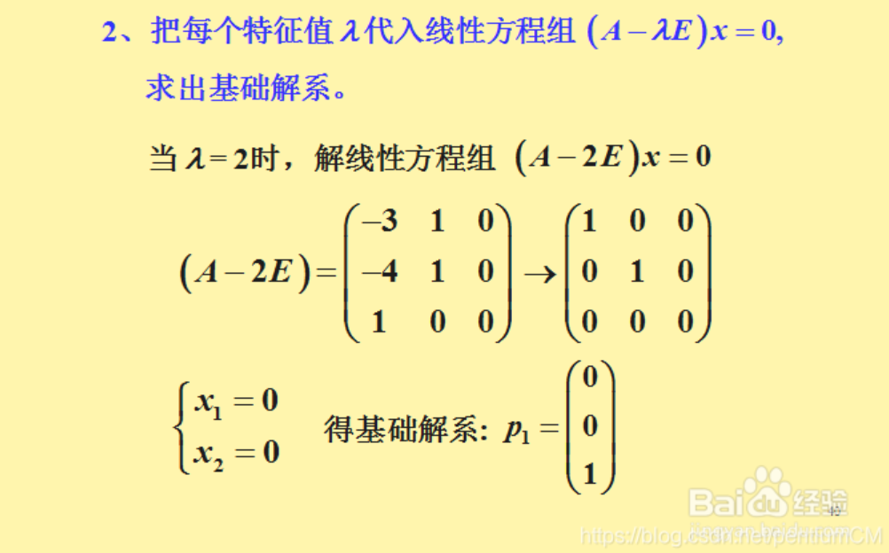 Numpy快速计算矩阵特征值与特征向量计算矩阵特征值和特征向量的python程序 Csdn博客