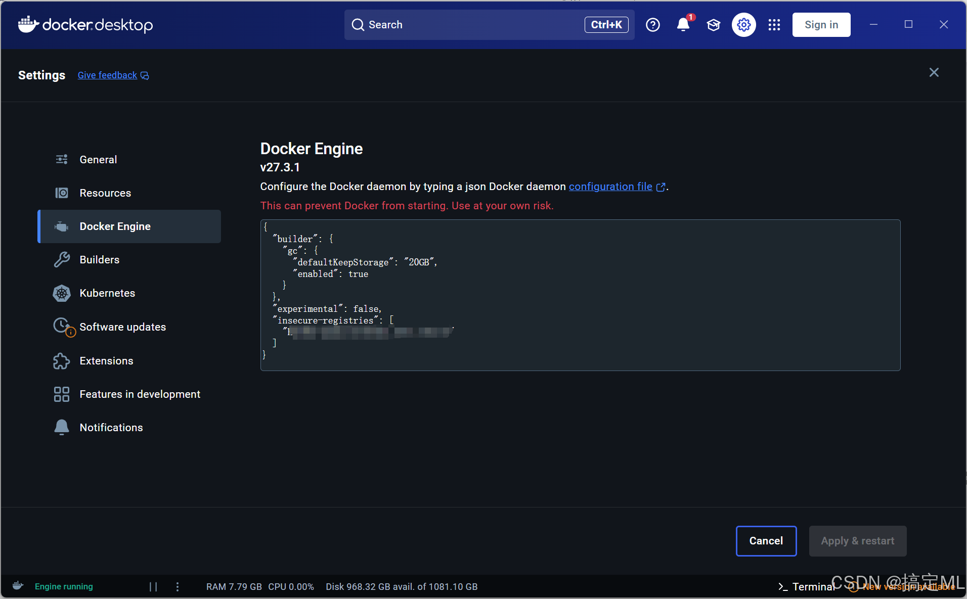 Docker本地镜像上传到私库-CSDN博客
