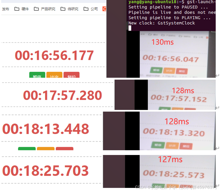 GStreamer开发笔记（二）：GStreamer在ubnutn平台部署安装，测试gstreamer/cheese/ffmpeg/fmplayer打摄像头延迟和内存_关于gstreamer跑 ...