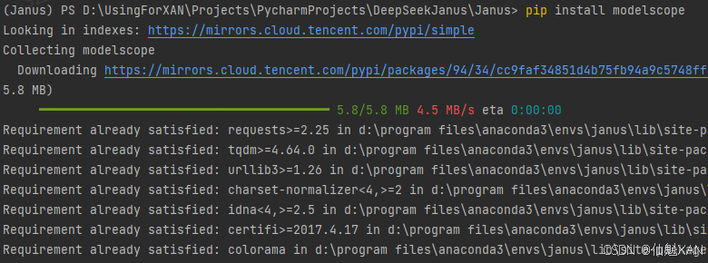 Python 【大模型】之 Deepseek 多模态 Janus 【图生文】【文生图】本地部署/代码调用 的简单整理_本地部署 janus-CSDN博客