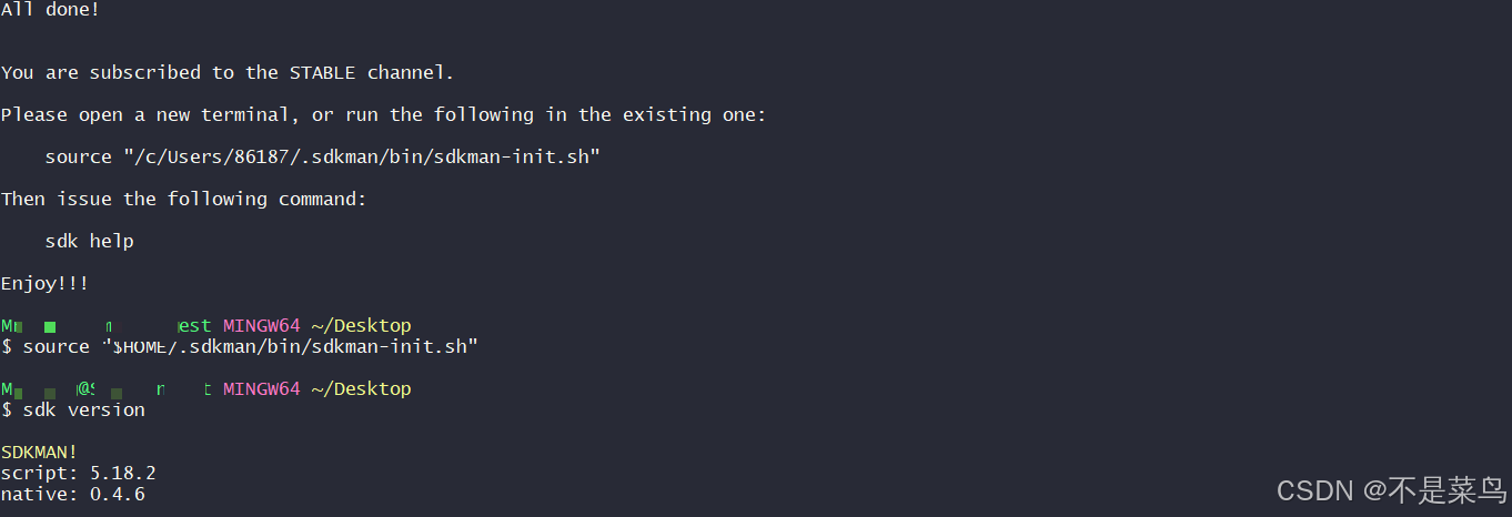 怎样在Windows系统运用SDKMAN实现JDK的版本轻松管理_sdkman windows-CSDN博客