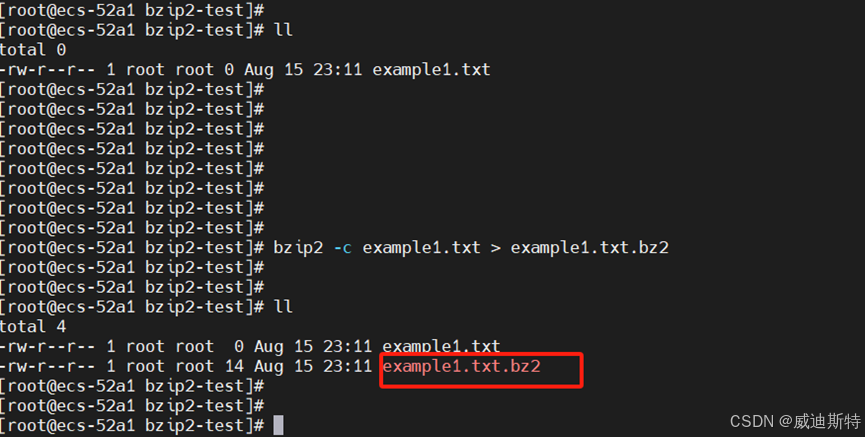Linux文件文档工具：文件压缩和解压缩命令bzip2详解-CSDN博客
