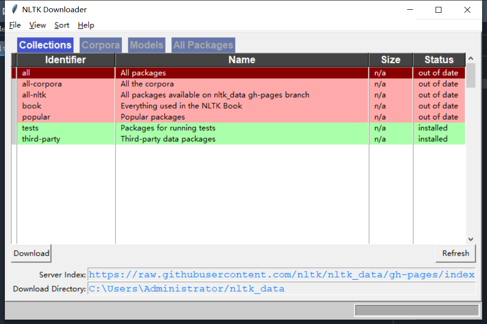 【NLP】-nltk安装详细教程（一遍包会）-CSDN博客