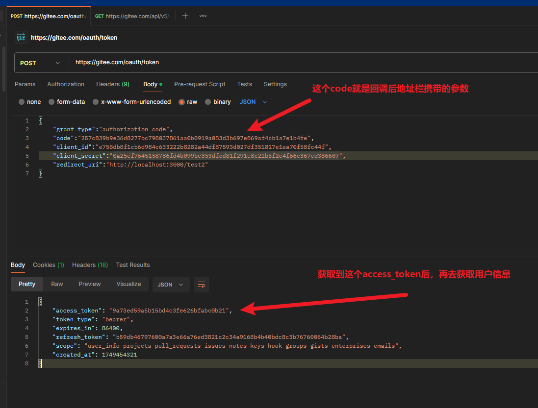 前端实现oauth2登录，码云（gitee）实现第三方登录，简单易懂gitee Oauth Csdn博客