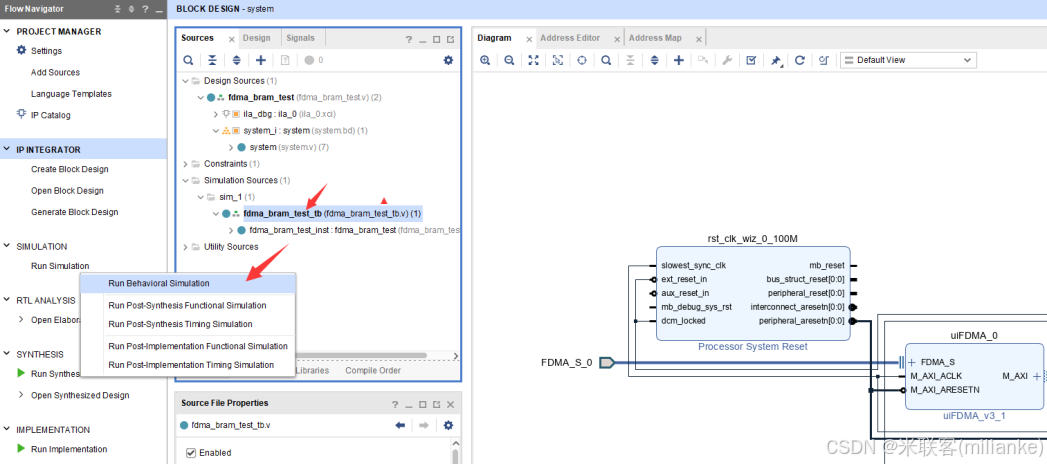 [米联客-XILINX-H3_CZ08_7100] FPGA_PL-DDR缓存方案连载-03使用fdma读写axi-bram测试_米联客2024版pl-ddr缓存方案-CSDN博客