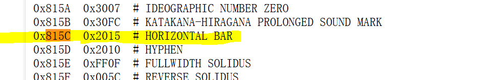 【坑】全角减号(U+FF0D)(817C_SJIS)数学减号(U+2212)「(817C_IBM943_CP943）」在日本地址中的使用_（以及其它_8150_815B_815C_815D ...