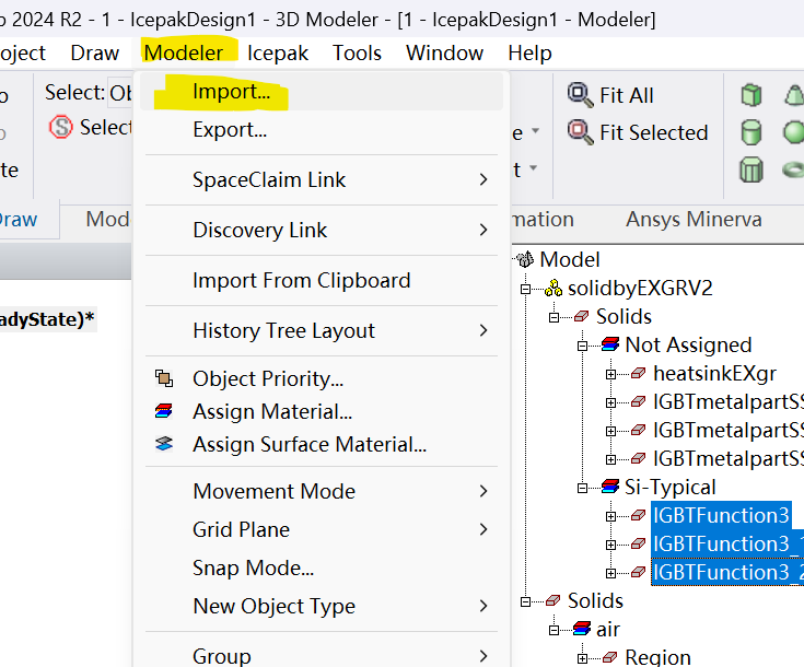ICEPAK（EDT）学习日记_icepak怎么导入模型-CSDN博客