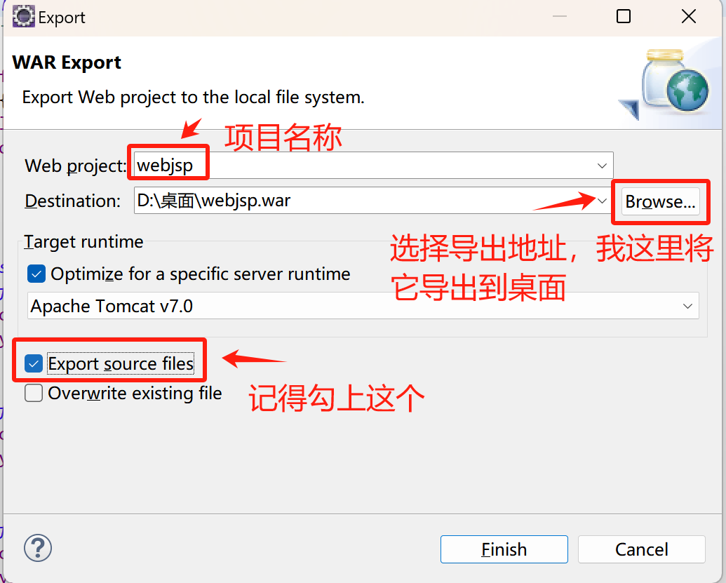 学习如何使用eclipse导出war包和在Tomcat上部署war包_eclipse打包war包-CSDN博客