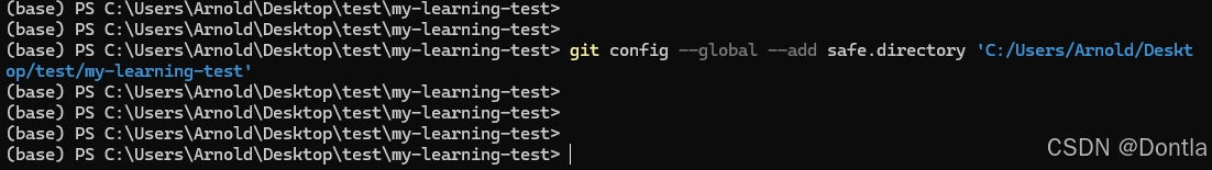 目录属性TurtoiseGit提示：libgit2 returned: repository path xxx is not owned by current user.（没太懂）_git ...