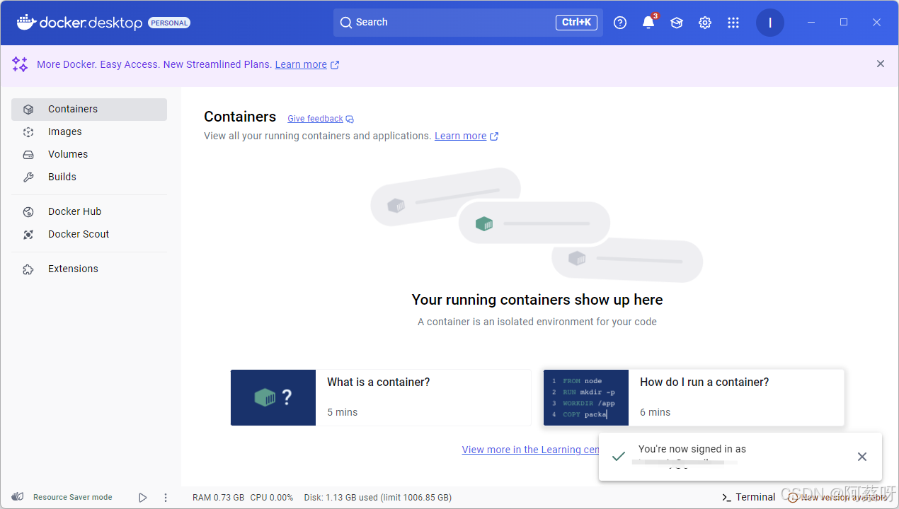 启动Docker 提示WSL update failed_wsl update failed: update failed: updating wsl: ws-CSDN博客