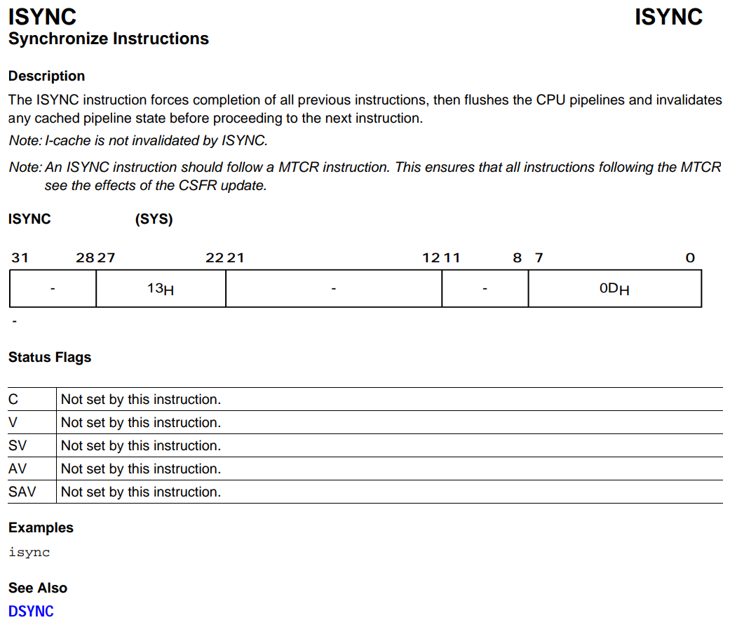 [Example][Basic] - TC3XX 启动流程_tc397 trap向量表-CSDN博客