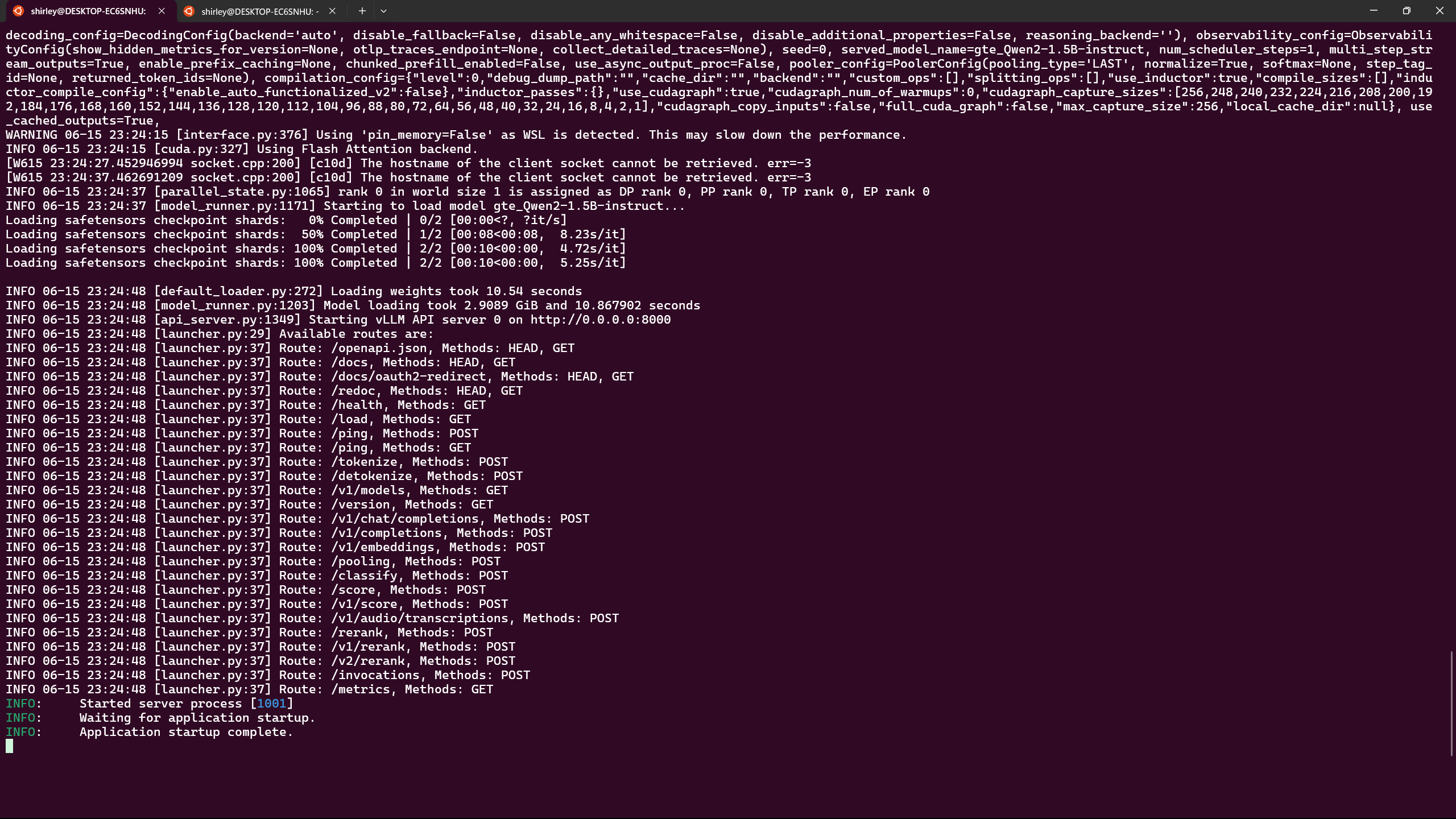 Window环境下使用VLLM高效推理框架本地部署模型_vllm windows-CSDN博客