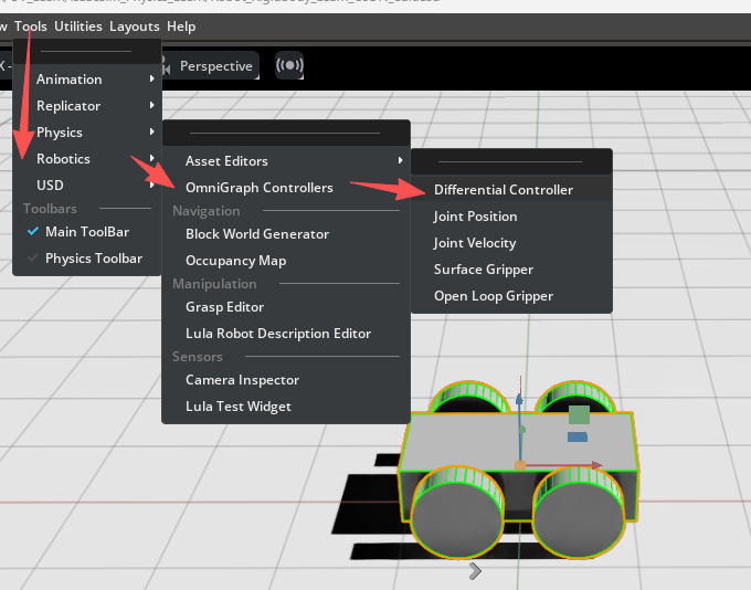 [Isaac Sim4.5]在Isaac Sim中模拟你的第一个机器人_isaacsim怎么加载麦克纳姆轮模型-CSDN博客
