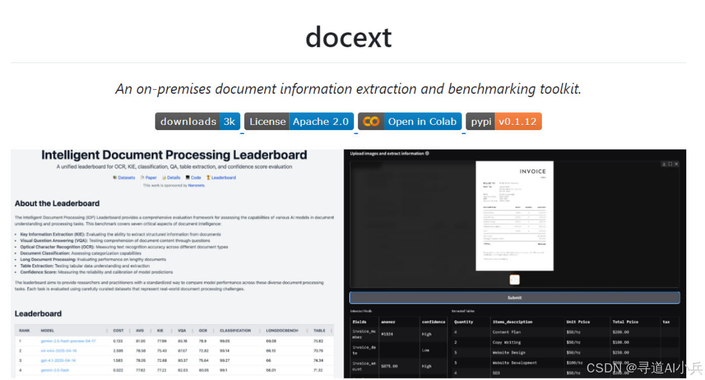 【GitHub开源AI精选】Docext：NanoNets 打造的文档提取利器，本地化、高效能、免费开源-CSDN博客