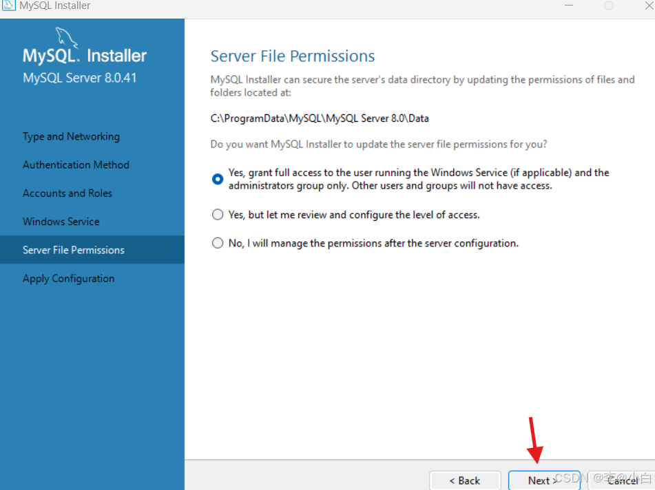 安装MySQL（小白版）_mysql server only-CSDN博客