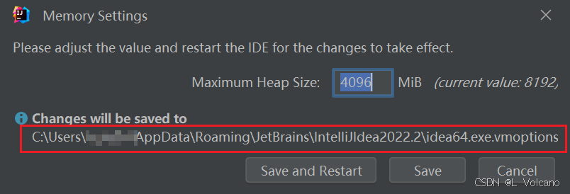 IDEA设置VM内存大小无效的解决方法_idea vm-CSDN博客
