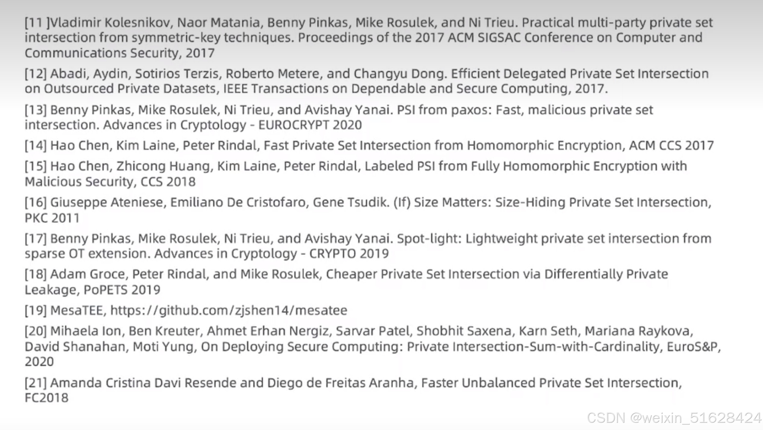 隐私求交PSI理论基础_psi密码学-CSDN博客