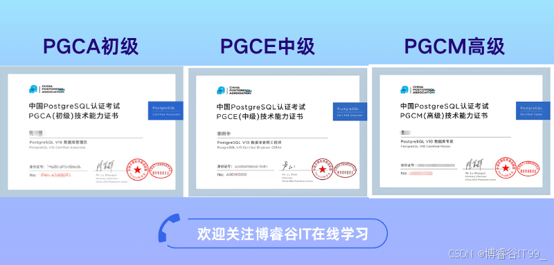 PostgreSQL认证怎么选？PGCA、PGCE、PGCM认证-CSDN博客