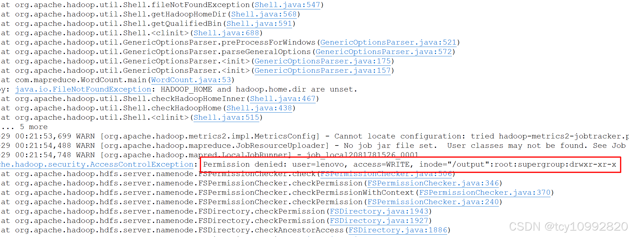 Eclipse在Windows本地连接Hadoop集群执行WordCount实践_10992820 csdn-CSDN博客