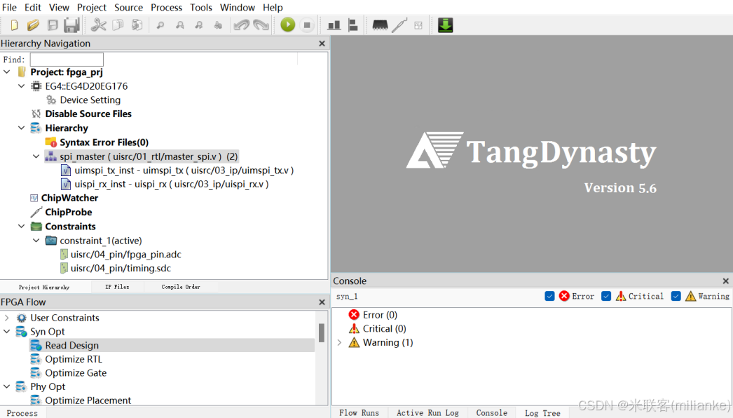 [米联客-安路-EG4D] FPGA基础篇连载-16 SPI LOOP环路实验_spi在线加载安路fpga固件-CSDN博客