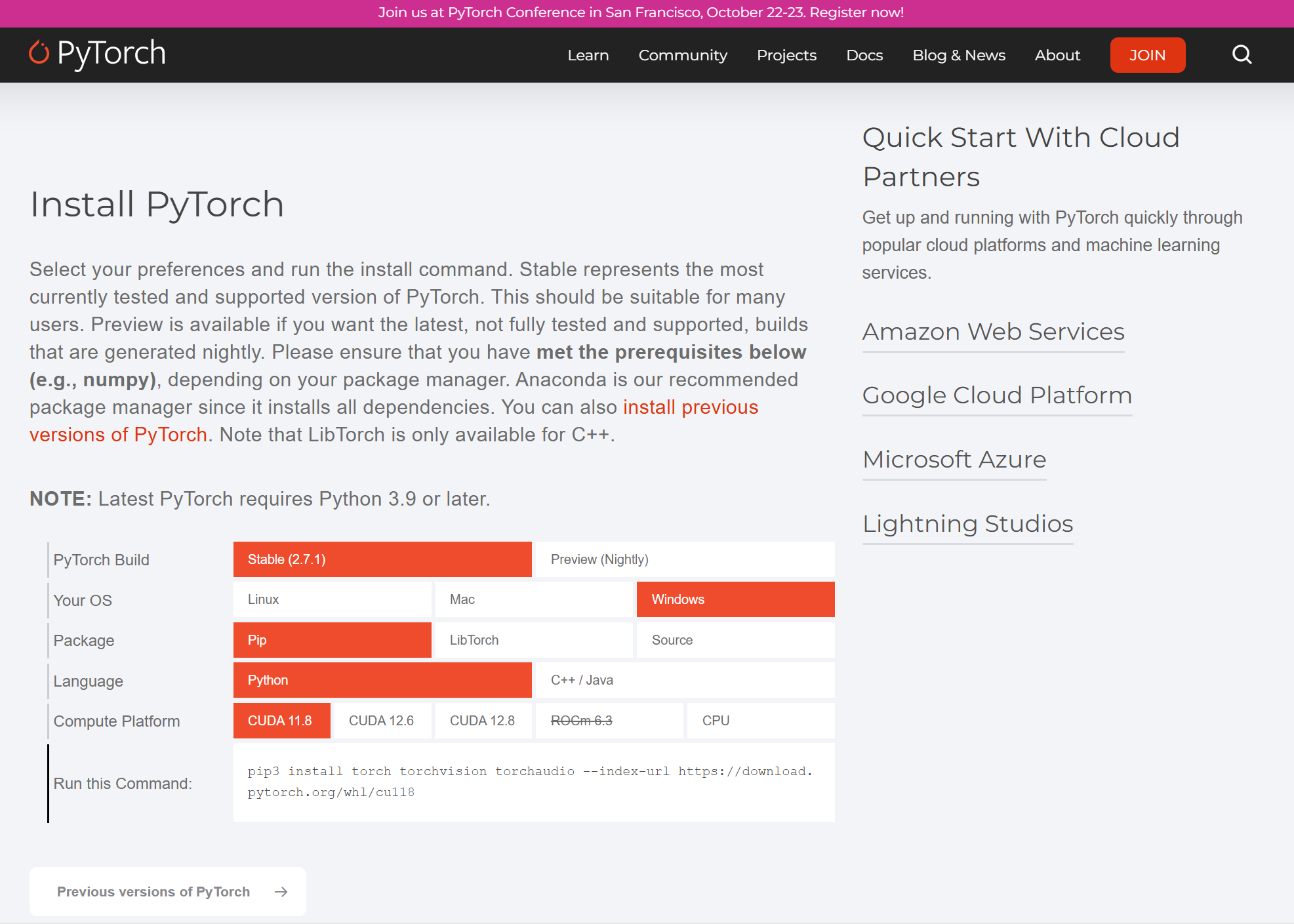 使用conda配置pytorch的详细教程_conda pytorch 环境-CSDN博客