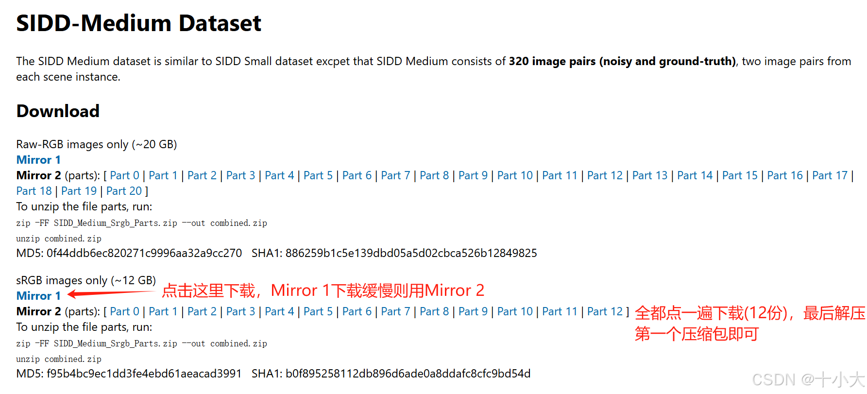 【图像去噪】实用小技巧 | 制作SIDD训练集（SIDD-Medium），将320张SIDD原始图像对裁剪成训练所需的96000个256×256的图像块_sidd-medium数据集-CSDN博客
